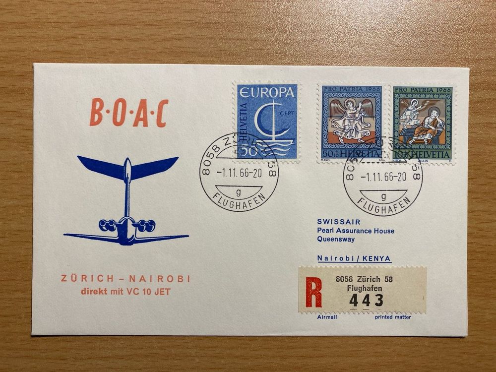 BOAC EF Zürich-Nairobi 1966 | Kaufen auf Ricardo