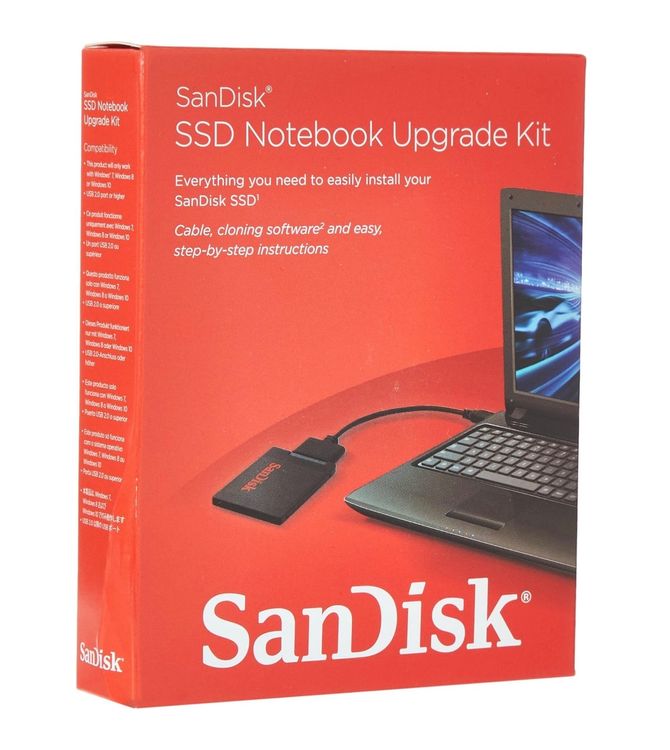 SanDisk SSD Notebook Upgrade Kit NUR FUR WD und SANDISK SSDs (Neu ...