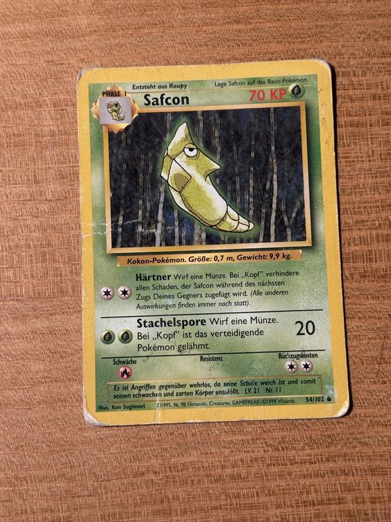 Pokemon base set Karte Safcon 54/102, Zustand siehe Fotos (Gebraucht ...