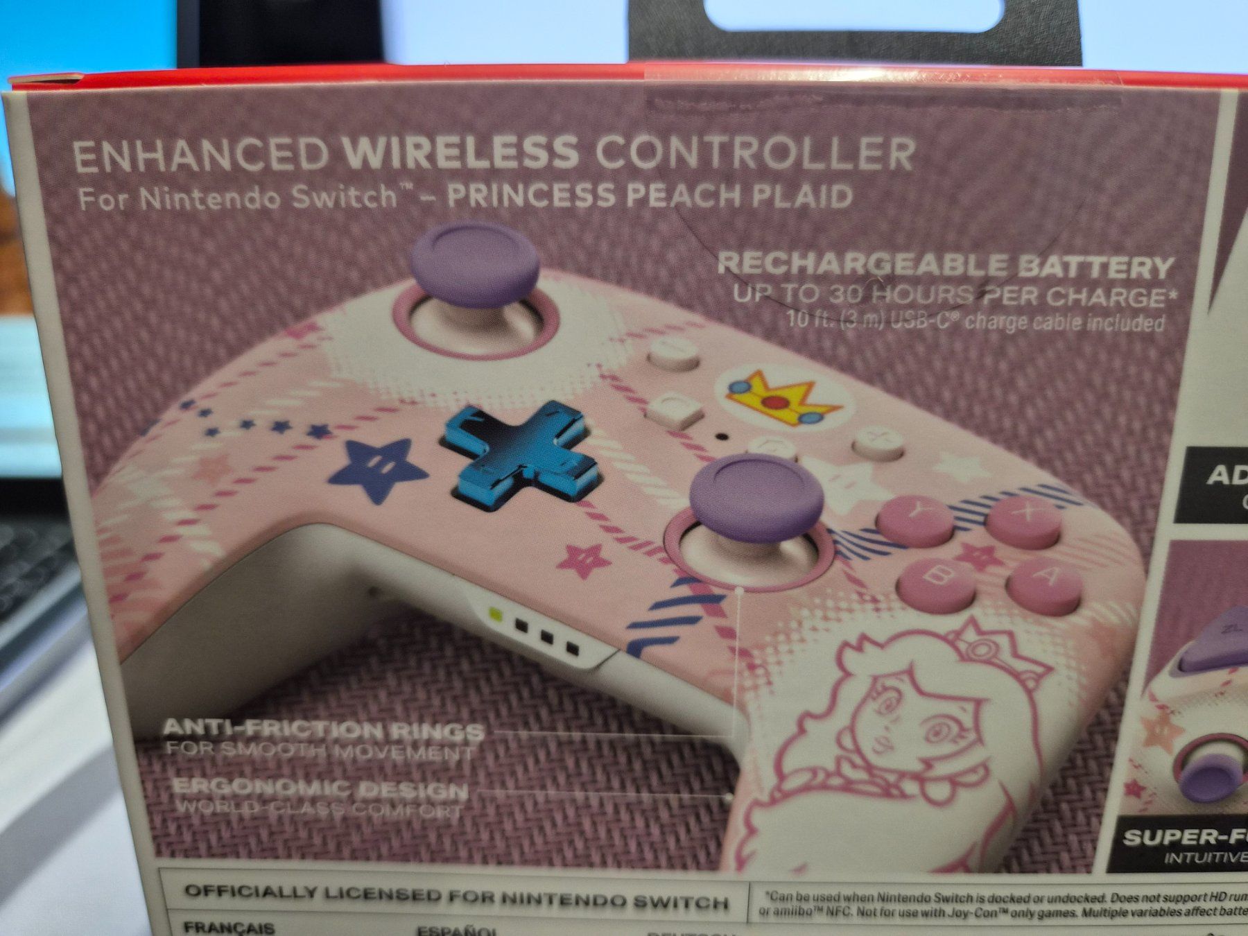 Nintendo Switch Controller - Princess Peach - Neu! Wireless (Neu und ...