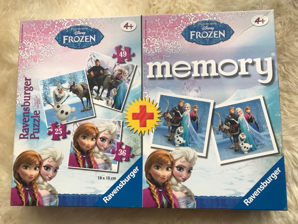 Ravensburger Memory & 3 Puzzle Disney Elsa Frozen Eiskönigin | Kaufen auf Ricardo