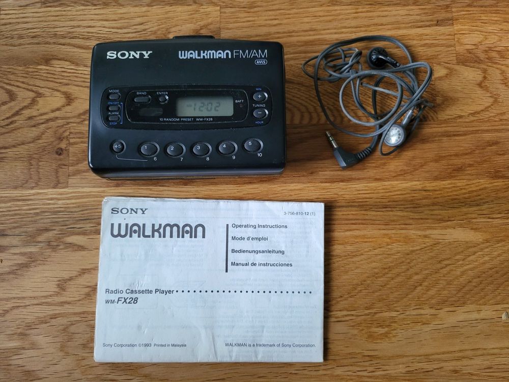 Sony Walkmann FX 28 (Gebraucht) in Sursee für CHF 20 – mit Lieferung ...