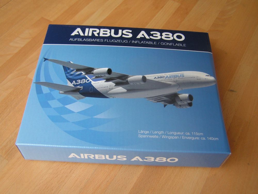AIRBUS A380 aufblasbar Länge ca. 115 cm! >>> TOP