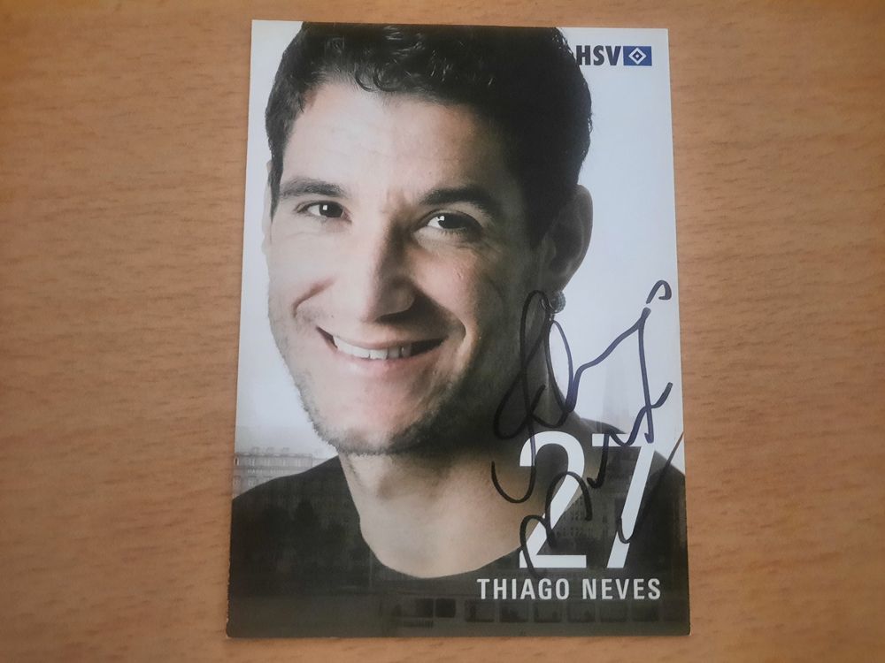 Thiago Neves / Hamburg SV / original Autogrammkarte | Kaufen auf Ricardo