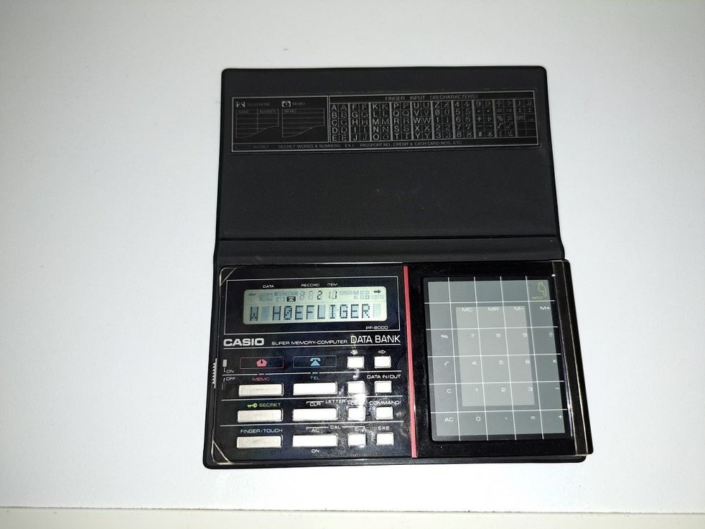 Casio PF-8000 Super Memory Computer Data Bank Calculator (Gebraucht) in Salez für CHF 10 – mit ...