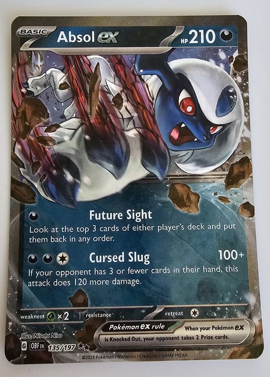 Absol ex 135/197 - Set Obsidian Flames Englisch (Neu (gemäss ...
