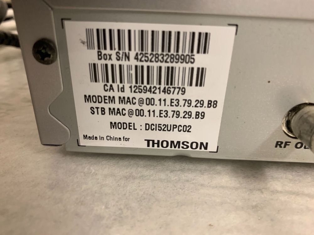 UPC Mediabox Thomson mit Fernbedienung (Gebraucht) in Erlenbach ZH für ...