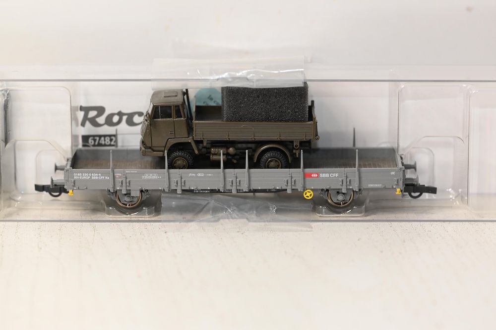 SBB Ks mit Militärfahrzeug Roco HO/DC (Gebraucht) in Laupen ZH für CHF 26 – mit Lieferung auf ...