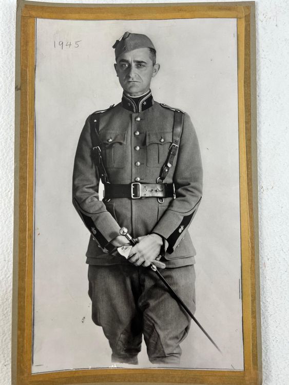 Historisches Foto: Schweizer Offizier, datiert 1945 (Gebraucht) in ...