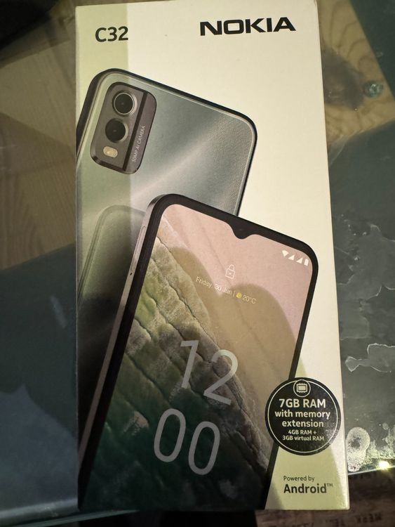 Nokia C32 64 Gb noir charbon (Neu und originalverpackt) in Massongex für CHF 80 – nur Abholung ...