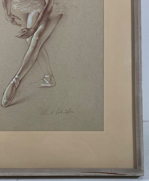 Kurt SCHÄFER (1906-1945) Ballerina Lithographie Handsigniert (D ...