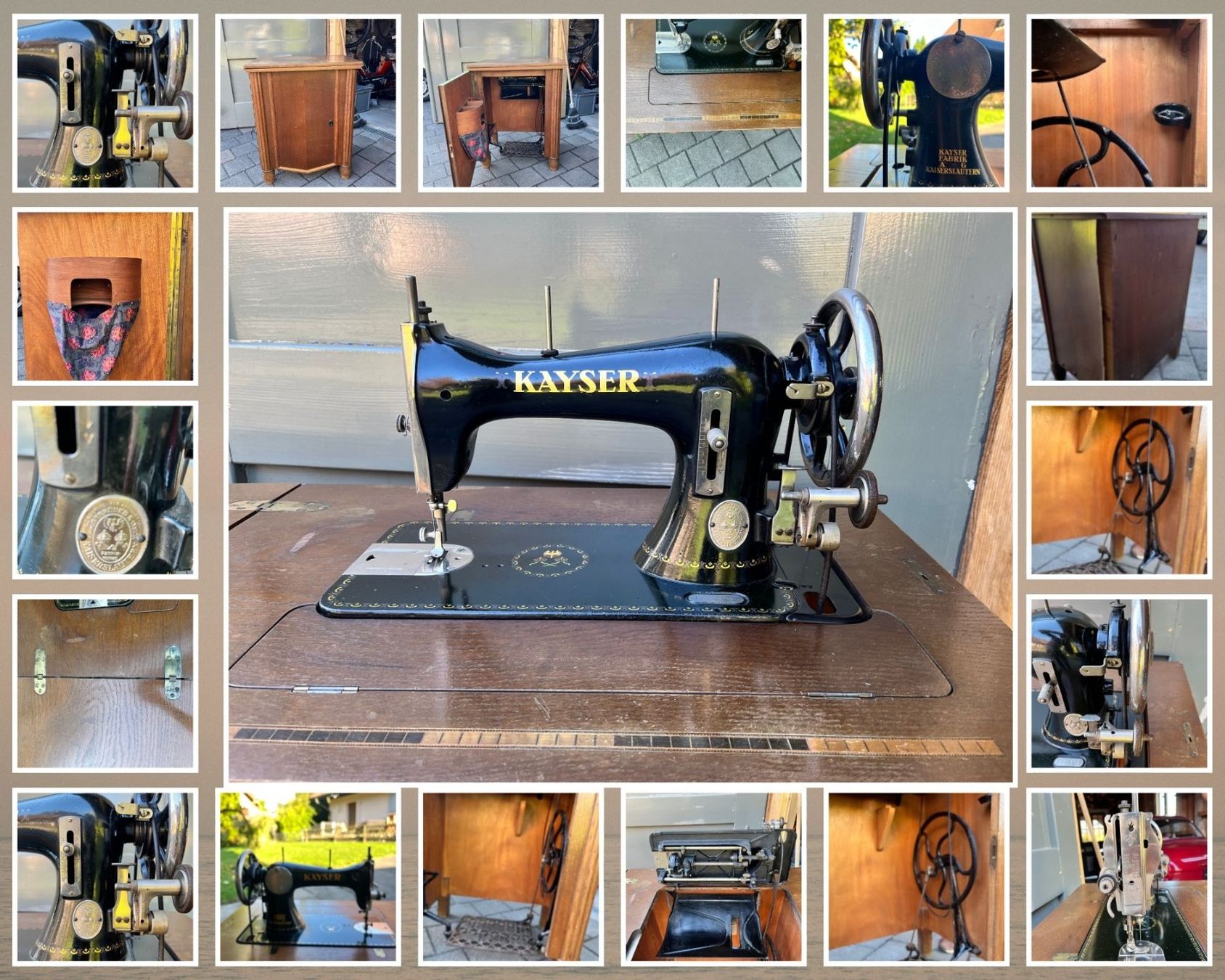 Kayser Nähmaschine, Antik (Gebraucht) in Rothrist für CHF 70 – nur ...