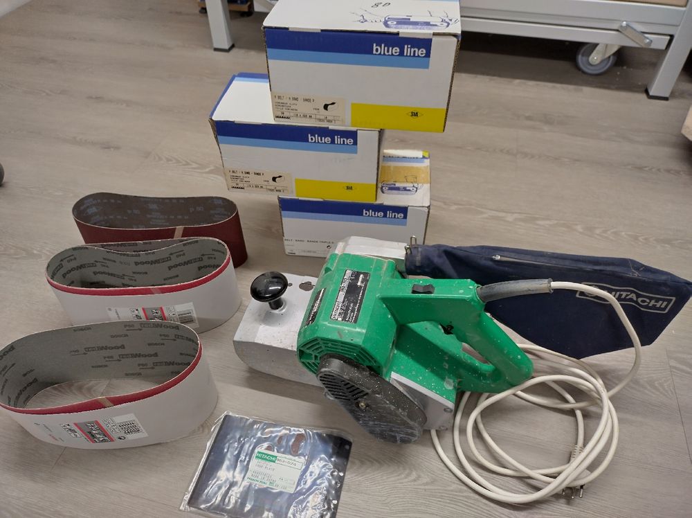 Bandschleifmaschine Handschleifmaschine HITACHI SB-110 (Gebraucht) in ...