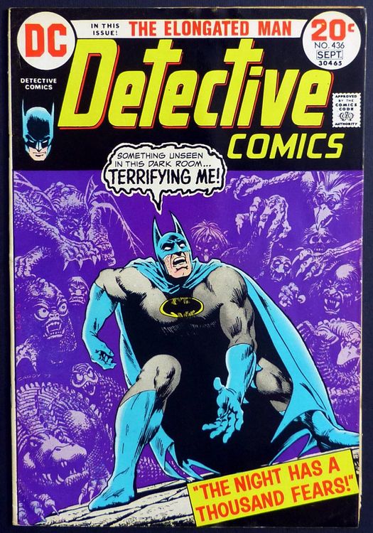 DETECTIVE COMICS 436 BATMAN DARK KNIGHT ICONIC COVER DC 1973 (Gebraucht ...