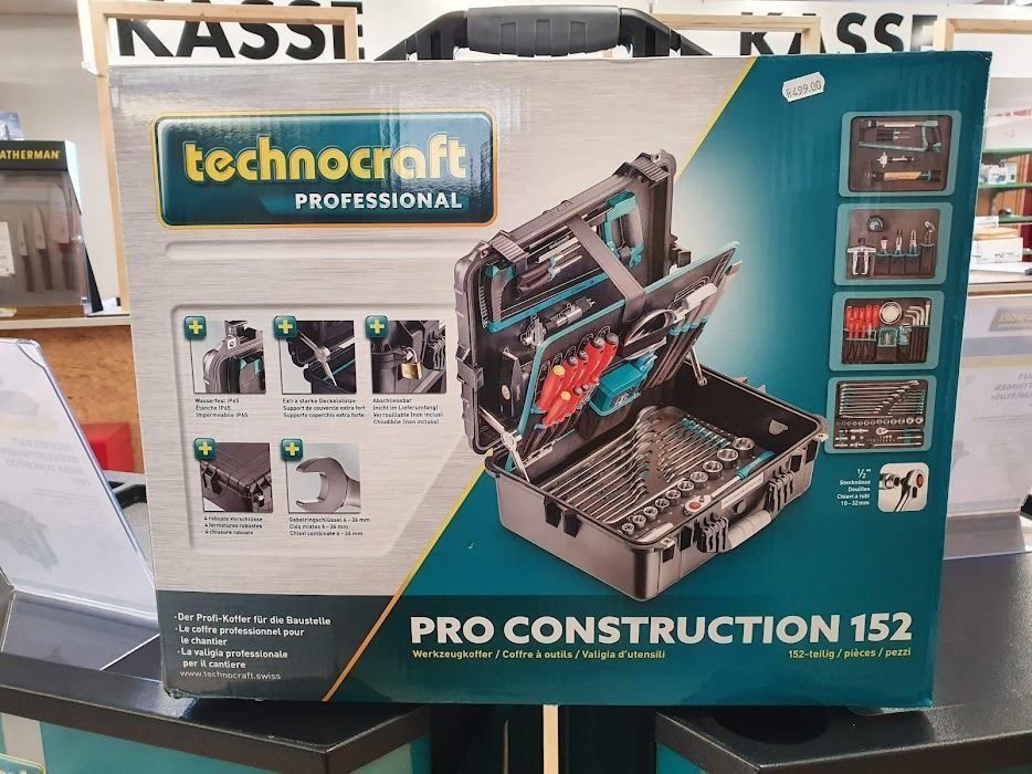 technocraft PP Werkzeugkoffer PRO CONSTRUCTION IP65 152-tlg. (Neu und ...