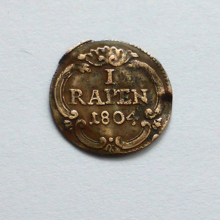 LUZERN - 1 RAPEN 1804 (219 Jahre alt !) (Gebraucht) in für CHF 14 – mit ...