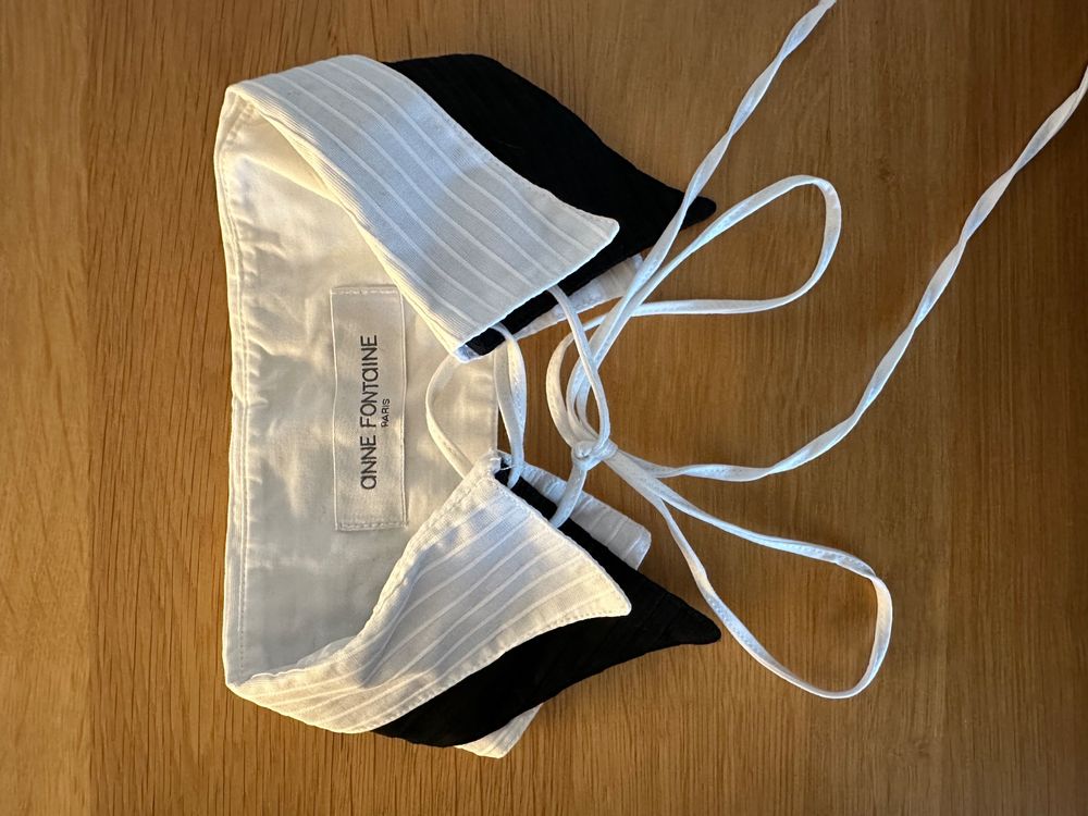 Anne Fontaine Paris Kragen Collar schwarz/weiss (Gebraucht) in Basel ...