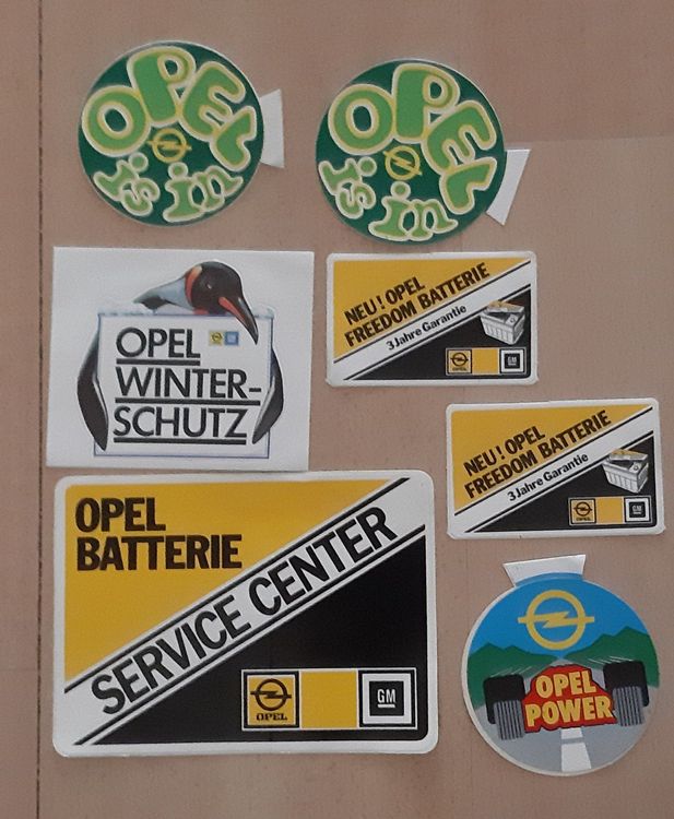 Sticker Aufkleber OPEL (Gebraucht) in Schenkon für CHF 7 – mit ...