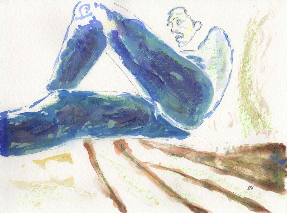 Aquarell: From below (Neu (gemäss Beschreibung)) in Fribourg für CHF 8 – mit Lieferung auf ...