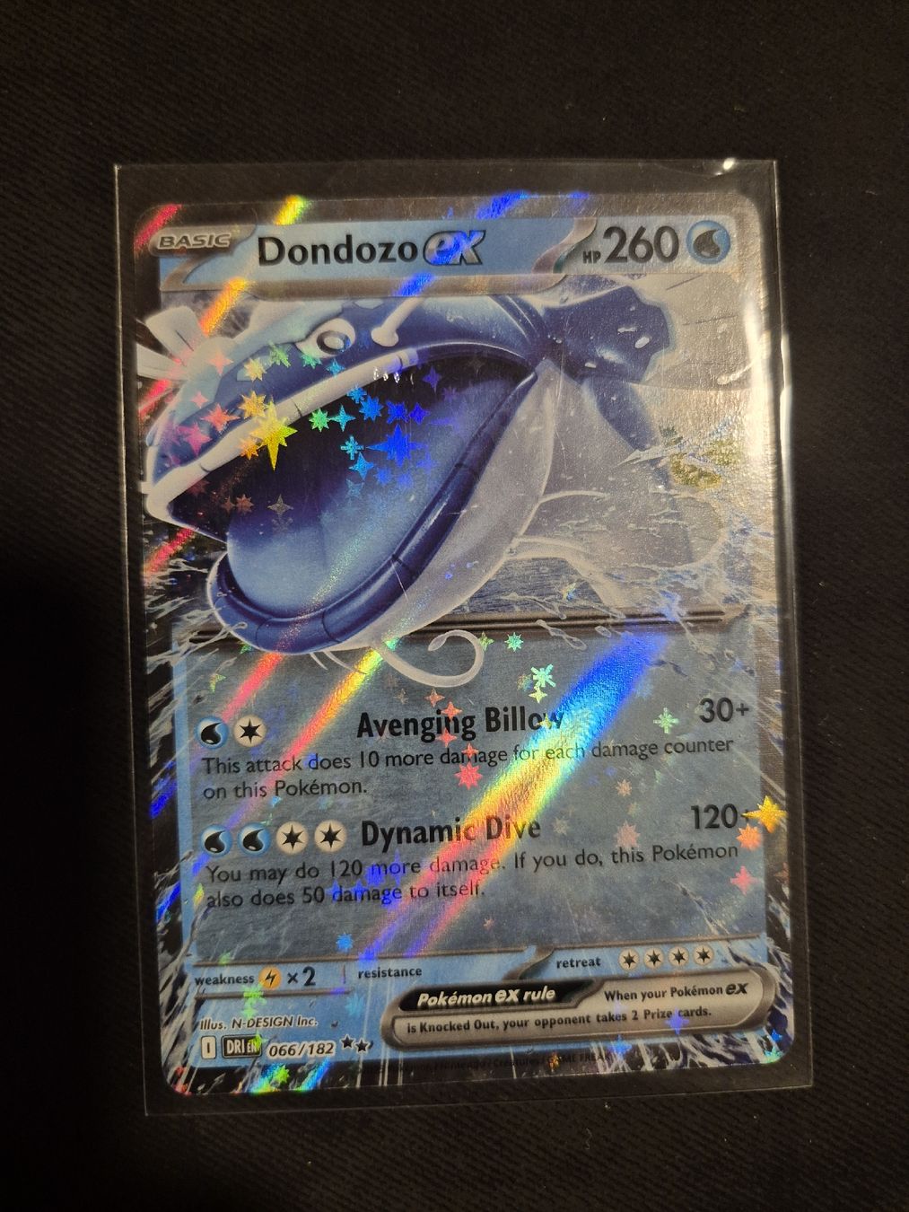 Dondozo EX - Seltene Pokémon Karte - Top Zustand! (Neu (gemäss ...