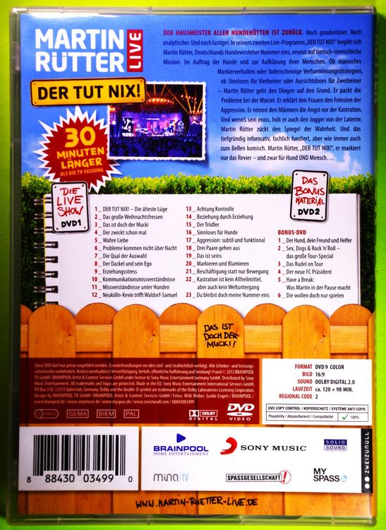 MARTIN RÜTTER LIVE - DER TUT NIX ! - LIVE - SHOW ! (Neu (gemäss ...