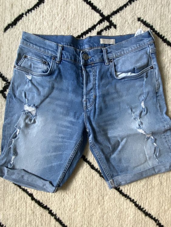 AllSaints Switch Jeans Shorts Gr. W32 Destroyed Look | Kaufen auf Ricardo