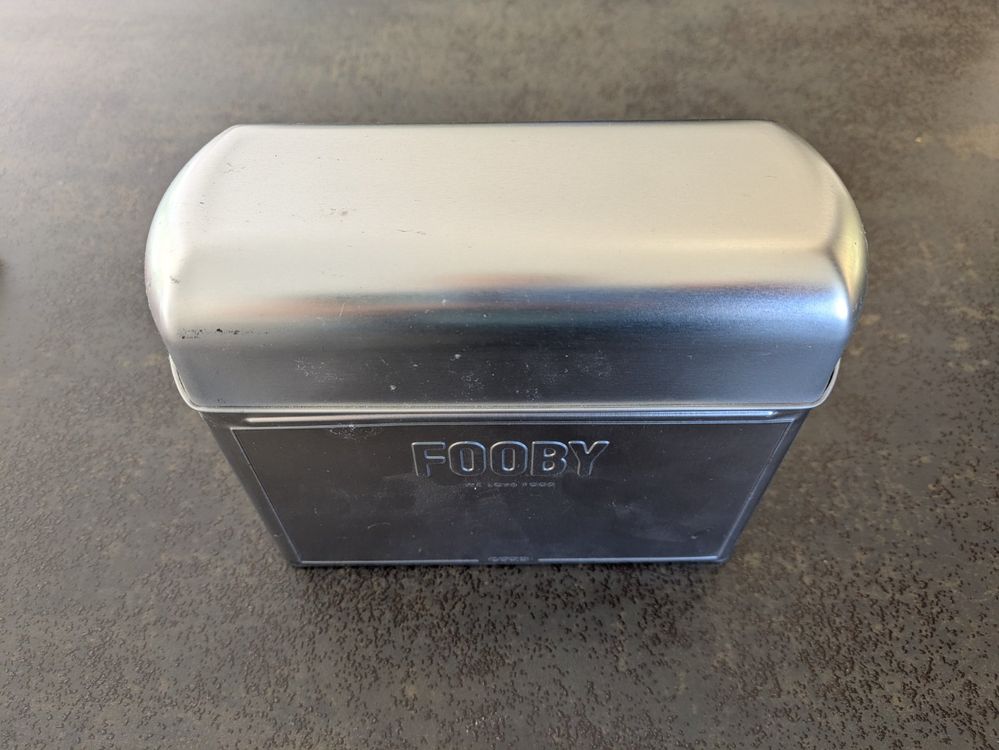 Fooby Rezeptbox aus Metall (Gebraucht) in Rubigen für CHF 3 – mit ...