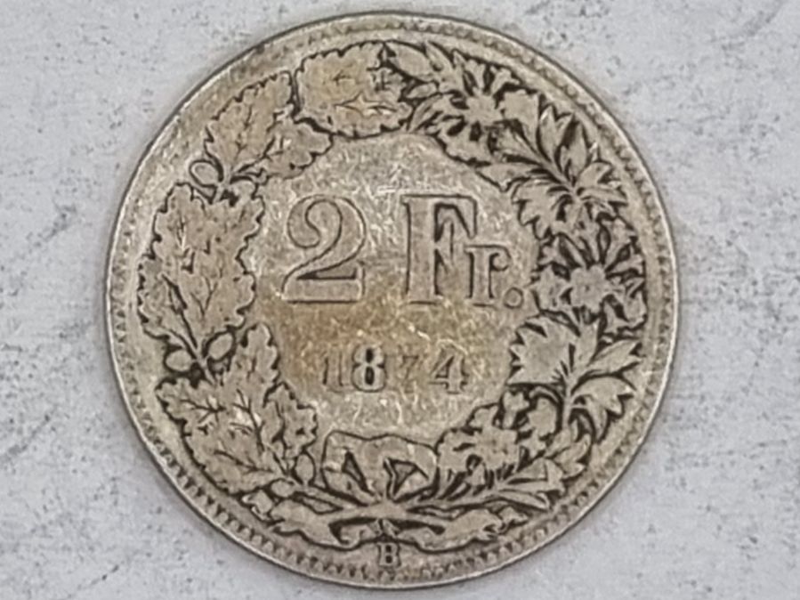 2 FR 1874 Gute Erhaltung | Kaufen auf Ricardo