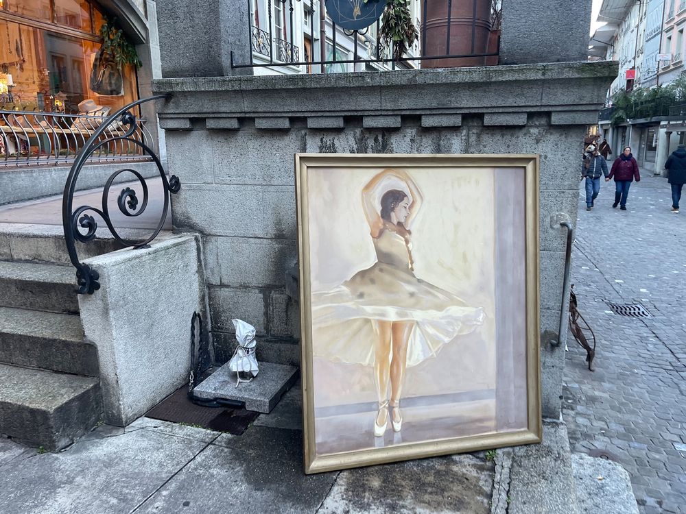 Ölgemälde Ballerina Extra Grosse Bild Lieferung Gratis (Gebraucht) in Thun für CHF 1900 – mit ...