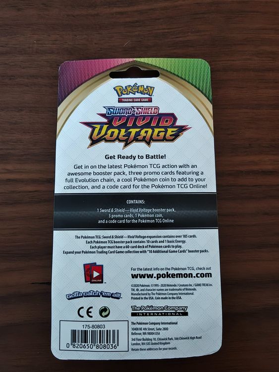 Pokemon Vivid Voltage 1 Pack Blister x 4 (Neu und originalverpackt) in ...