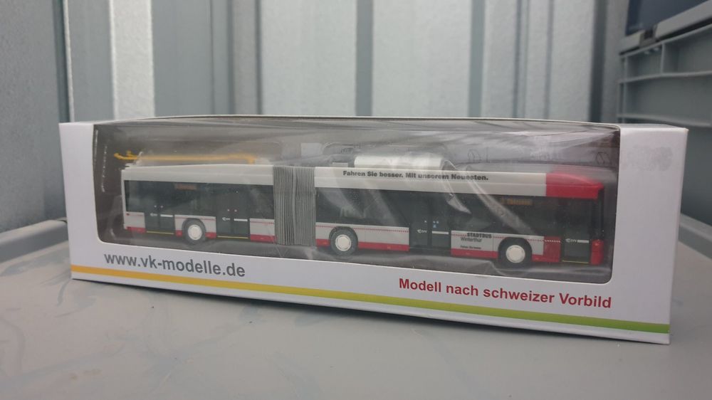 VK-Modelle Stadtbus Winterthur Hess Swiss Trolley Bus Linie3 (Neu und ...
