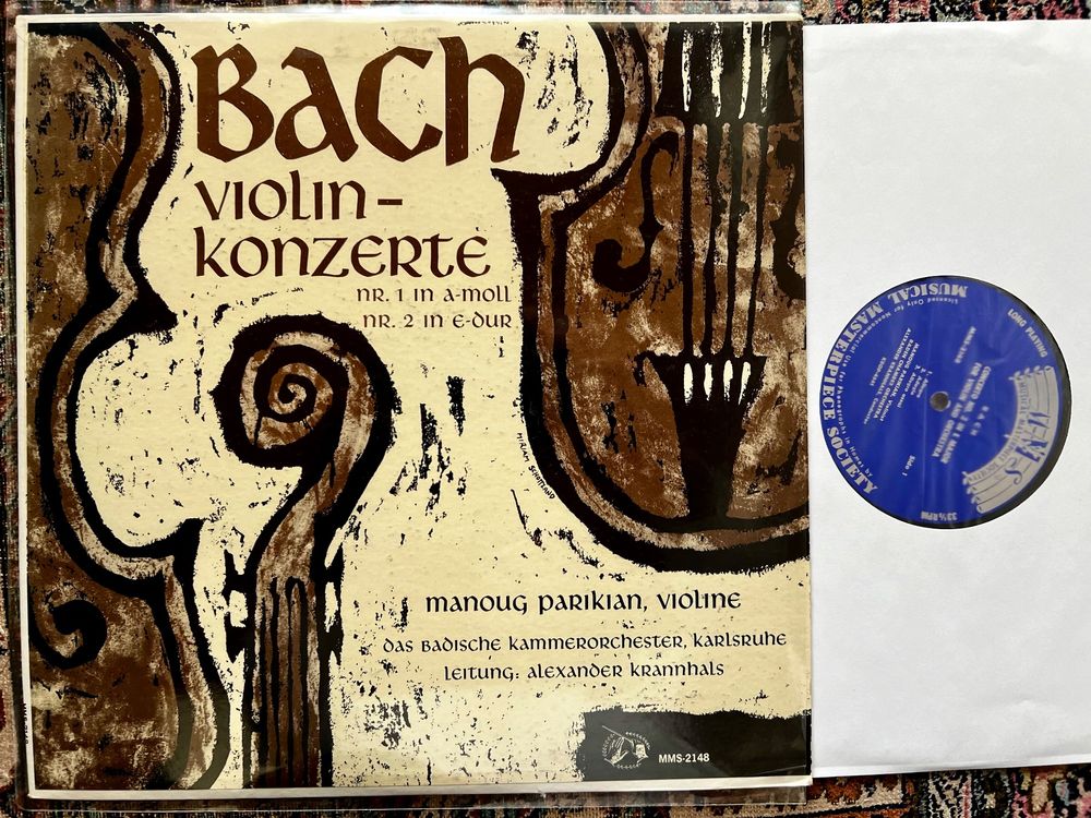 Bach - Manoug Parikian Violinkonzerte Nr. 1 - ED 1 LP 🛀 (Gebraucht) in Unterseen für CHF 6.9 ...