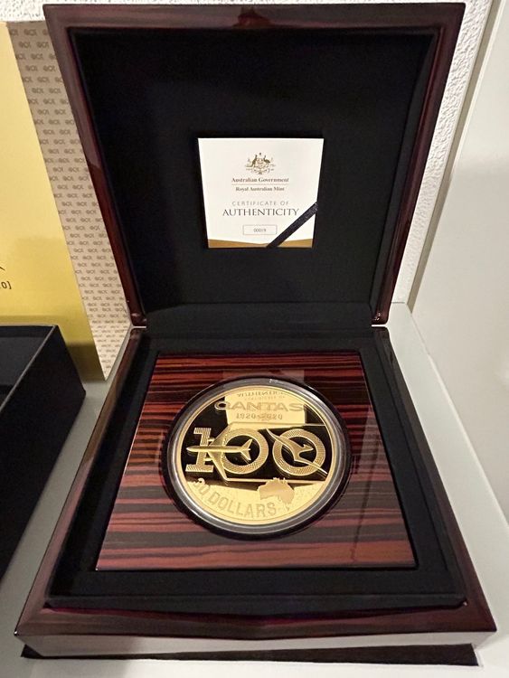 30 $ Dollar Qantas Centenary 1920 - 2020 - 100 Jahre Qantas (Neu und ...