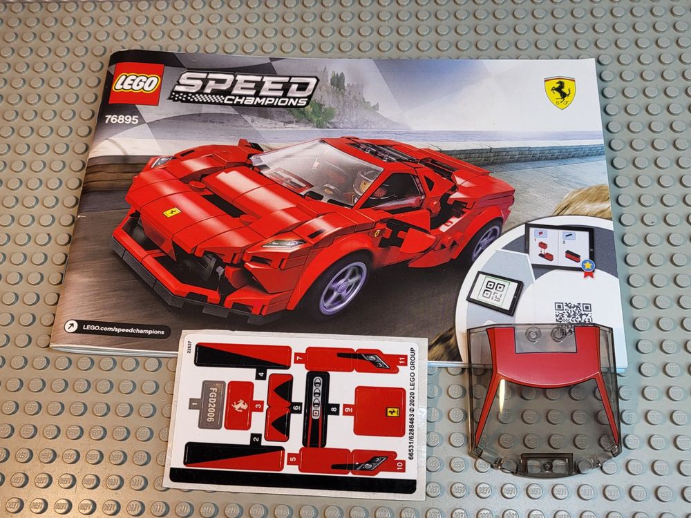 Legoanleitung 76895 mit passenden Kleber und Frontscheibe | Kaufen auf ...