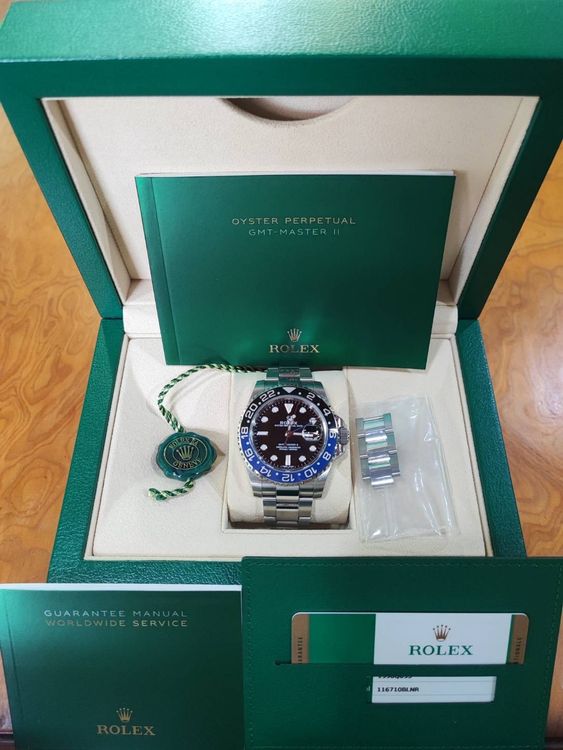 Rolex GMT-Master ll Batman Full set 2019 | Kaufen auf Ricardo