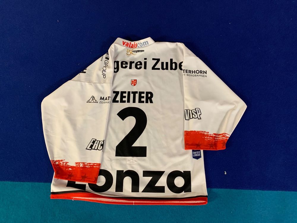 David Zeiter EHC Visp Gameworn 19/20 | Kaufen auf Ricardo