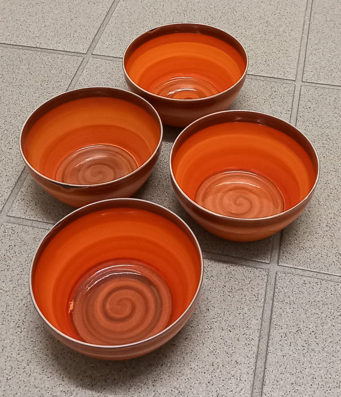 *MEALL - SCHÄLCHEN IN ORANGE - VINTAGE* DM 10.5/H 5/GEBR.SP. (Gebraucht ...
