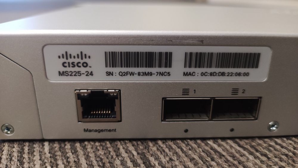 Cisco Meraki MS225-24 – 24-Port Gigabit Switch (Gebraucht) in Lenk im ...