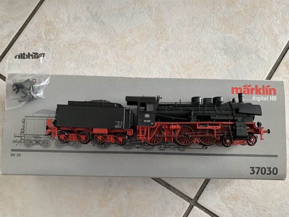 Marklin 37030 Dampflok BR 38 Digital (Neu und originalverpackt) in ...