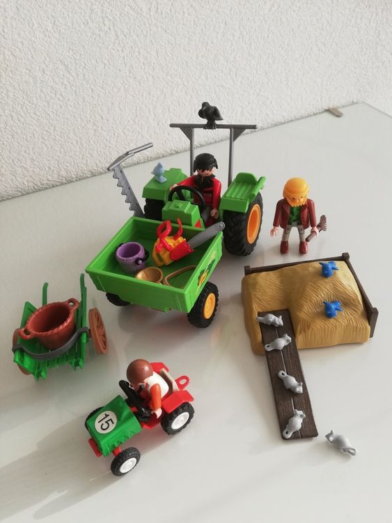Erstaunlich Playmobil Traktor Grun Fotos