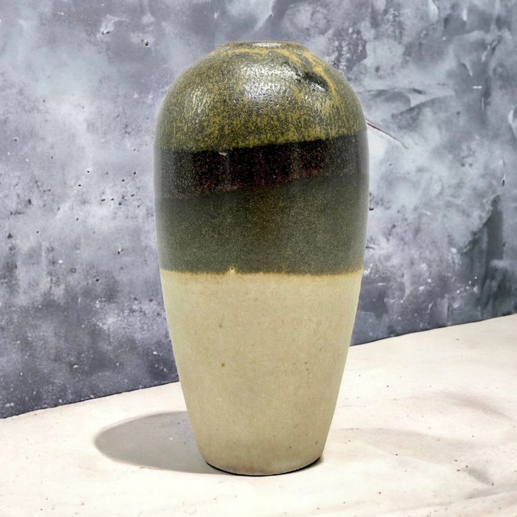 Vase céramique d'art émaillée signé Alain Fichot La Margelle (D ...