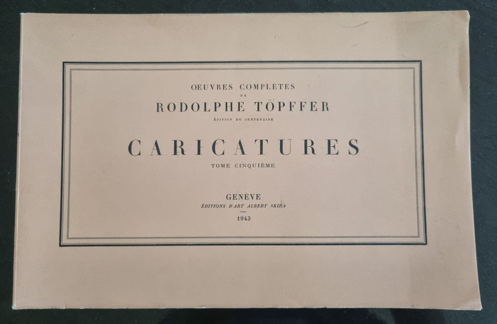 Buch Karikaturen Comics Rodolphe Töppfer von 1943 (Neu (gemäss Beschreibung)) in Gümligen für ...