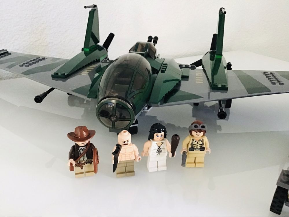 Lego 7683 Indiana Jones Kampf im Nurflügler - Superselten!! (Gebraucht ...