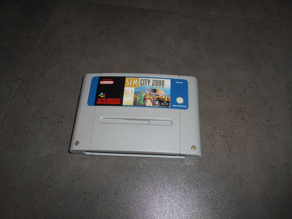 Sim City 2000 Super Nintendo (SNES) (Gebraucht) in Recherswil für CHF ...