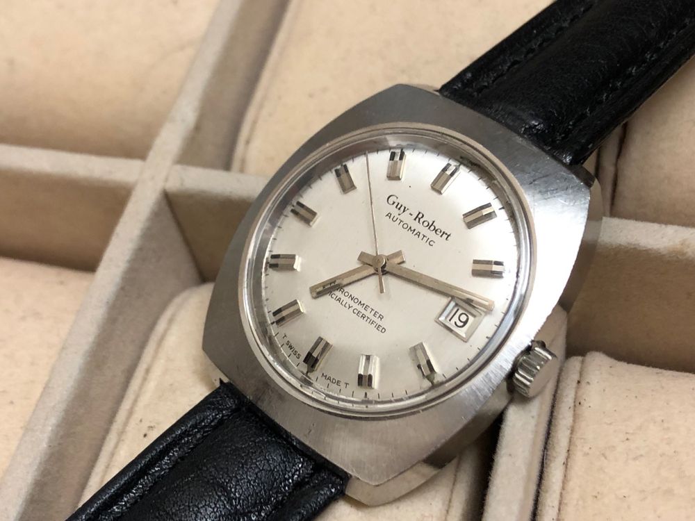 Montre vintage Guy-Robert automatique homme 35mm fonctionne (Gebraucht ...