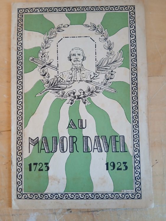 Affiche ancienne Major Davel 1723-1923 M. Dorier rare! (D'occasion) à ...