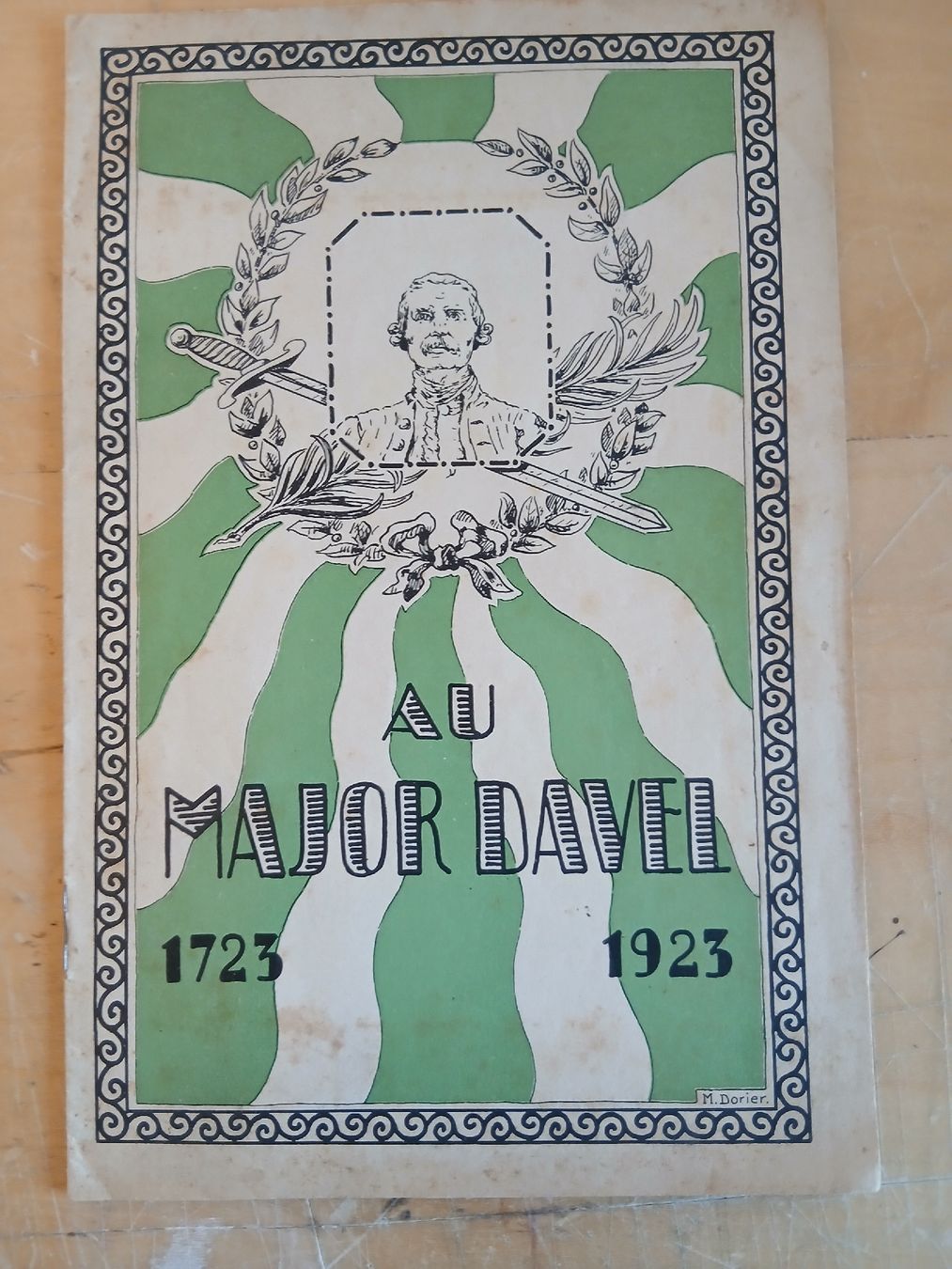 Affiche ancienne Major Davel 1723-1923 M. Dorier rare! (D'occasion) à ...