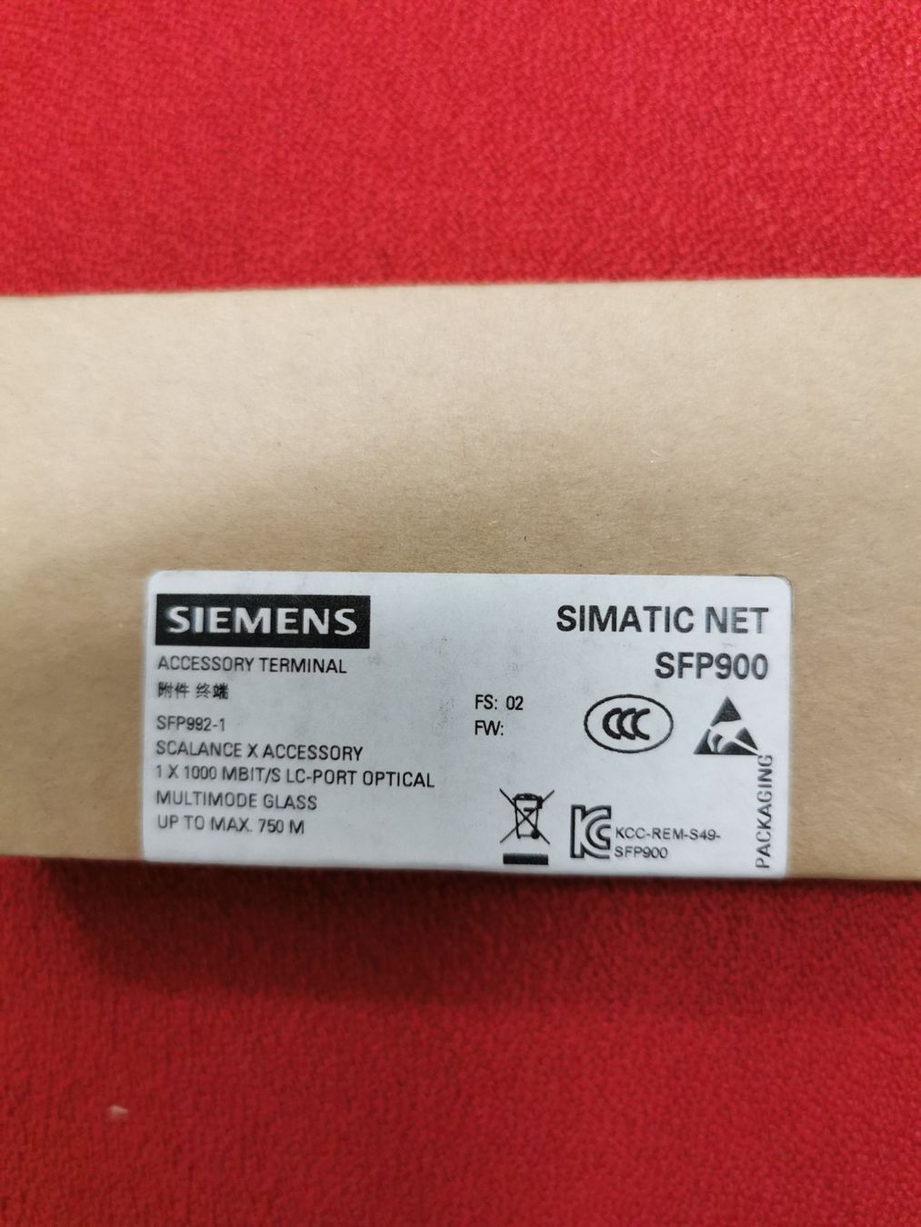 Siemens SIMATIC NET SFP900, neu und originalverpackt! (Neu und ...
