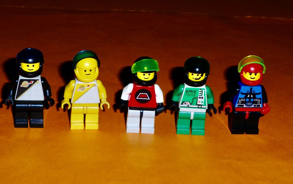 Lego / 5 Space Minifiguren sp013, sp016, sp033, sp037, sp039 (Gebraucht ...