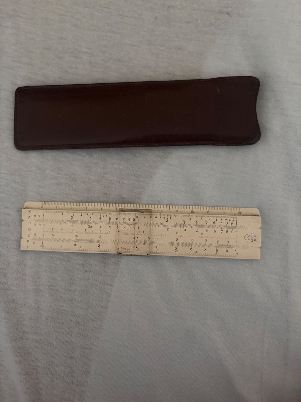 Aristo Scholar Rechenschieber mit Etui, Top Zustand! (Gebraucht) in ...